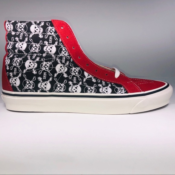 Vans | Shoes | Vans Sk8 Hi Dx Anaheim Factory Skull Bones Shoes | Poshmark